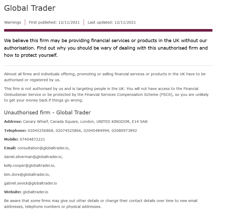 GlobalTrader.io review – 5 things you should know about Global Trader