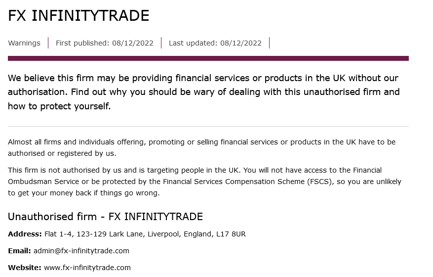 Fx-Infinitytrade review – 5 things you should know about fx ...