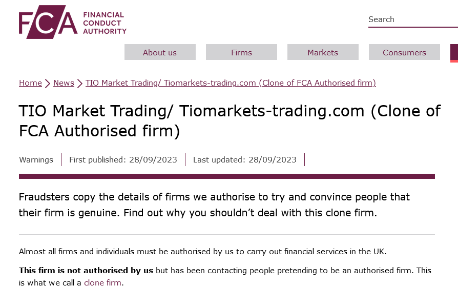 Tiomarkets Trading review – 5 things you should know about tiomarkets-trading.com